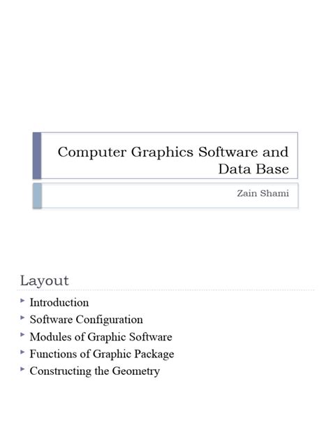 Lecture 4ch 6 Computer Graphics And Data Base Pdf Computer