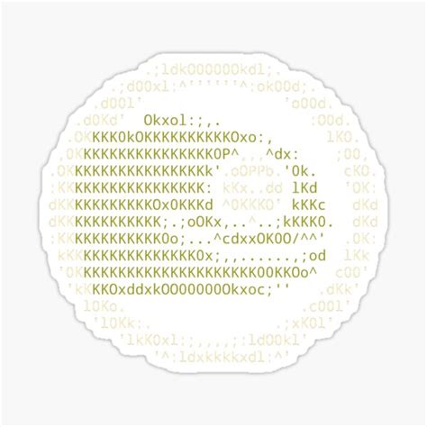 Opensuse Linux Neofetch Ascii Art Logo Sticker For Sale By Whateveris