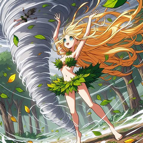 Tornado Goddess Showing Her Windy Power By Sagamore2a On Deviantart