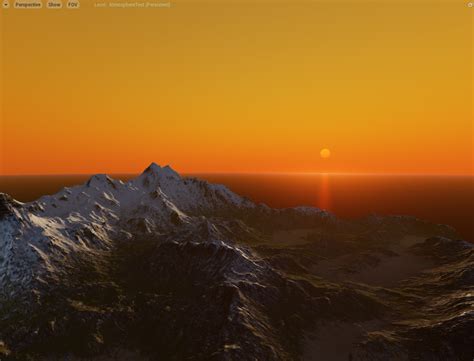 atmospheric fog user guide unreal engine 4 27 documentation epic