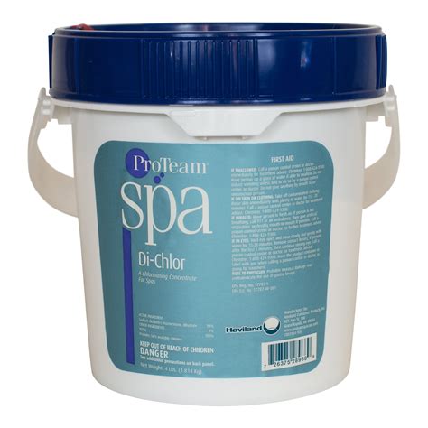 Proteam Spa Di Chlor 4lb Chemical Granules For Hot Tub And Pool Water