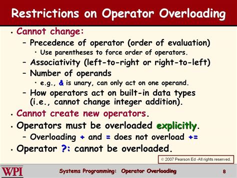 Ppt Operator Overloading In C Powerpoint Presentation Free
