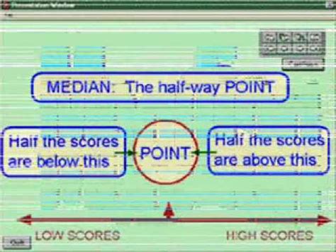 Mean Median And Mode YouTube