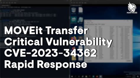 Breaking Research On The Moveit Transfer Critical Vulnerability Cve