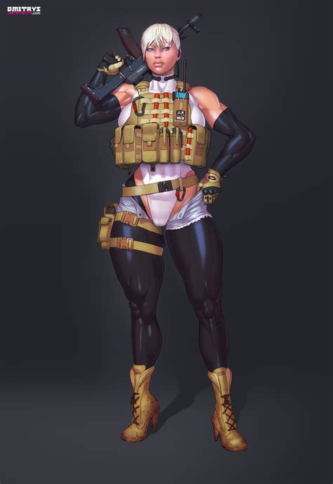 Meryl Operator Adult Comics Female Monster Character Art