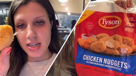 Ew Whats Poking Out Of This Tyson Chicken Nugget