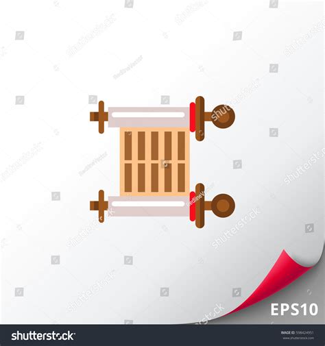 Ancient Scroll Icon Stock Vector Royalty Free Shutterstock