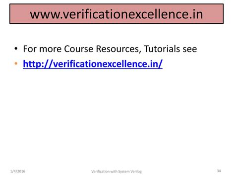 Soc Verification Using Systemverilog Pptx