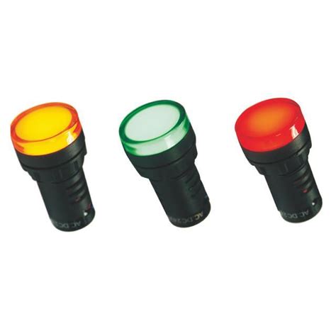 Siron H010 LED Lamp Plastic Push Button Switch Round Indicator Light China Indicator Light And
