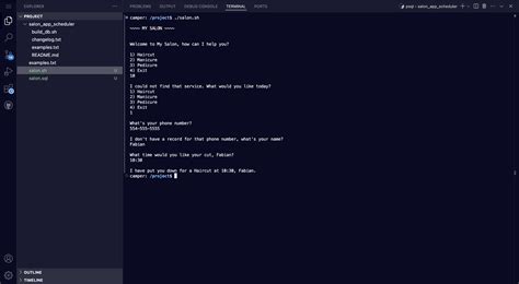 Relational Databasessalon Appointment Scheduler Backend Development