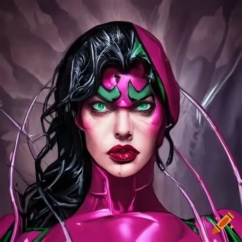 Black Widow Green Eyes