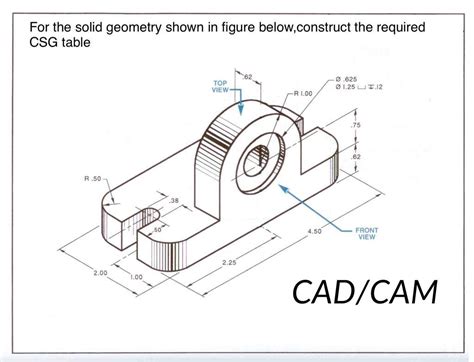Solved For The Solid Geometry Shown In Figure Chegg