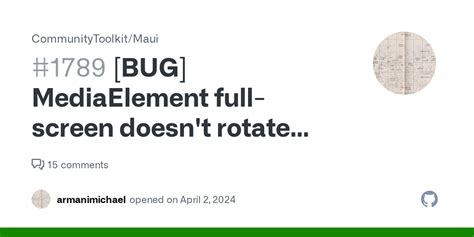 Bug Mediaelement Full Screen Doesn T Rotate Video Horizontally When Android Is Locked In
