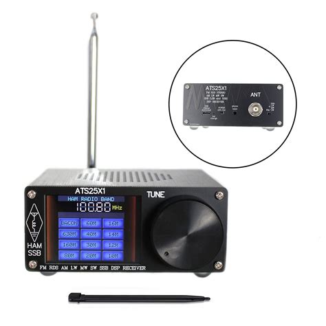 new ats 25x1 si4732 all band dsp radio receiver fm lw mw sw w 2 4