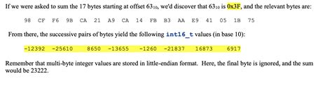 Interprets The Bytes Of A Given Sequence As Int16t