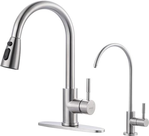 Kitchen Faucet And Water Filter Faucet Combo Wowow Stainless Steel