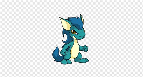 Neopets Blue Color Avatar Neopets Purple Blue Mammal Png Pngwing