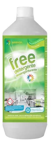 Seven Free Detergente Desengordurante Concentrado 1l Sevenge