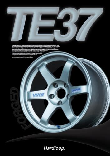 Te37 Silver Print Hardloop