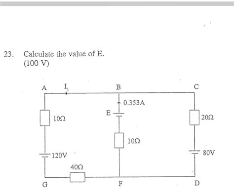 Solved Calculate The Value Of E V Chegg Com
