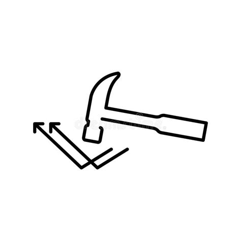 Indestructible Icon Vector Line Illustration Stock Vector
