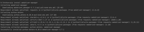 Python手动下载chrome驱动找不到对应版本，尝试pip自动下载对应版本的驱动，问题解决 翻滚的小强 博客园