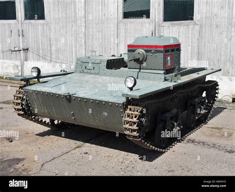 This Image Shows The T 38 Tank On Display At The Kubinka Tank Museum In