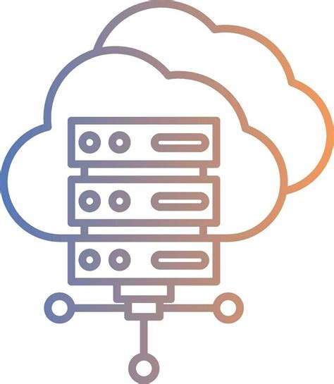 Cloud Computing Line Gradient Icon 36987923 Vector Art At Vecteezy