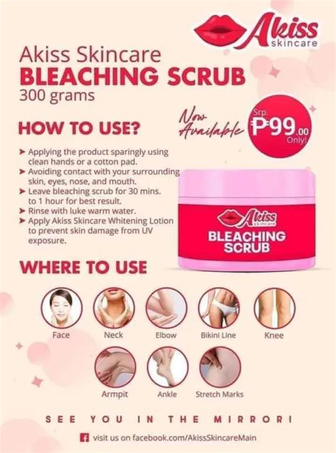 Akiss Bleaching Scrub Lazada Ph