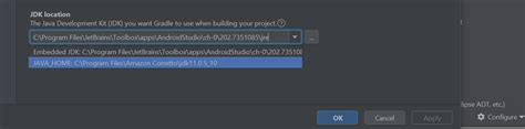 Java Unable To Locate An Executable At Applications Android Studio App Contents Jre Jdk