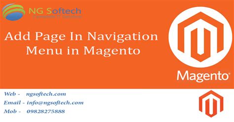 Add Page In Navigation Menu Web Site Design Development