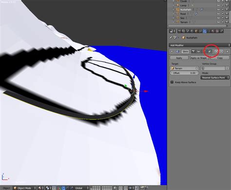 Road Not Following Terrain Modeling Blender Artists Community