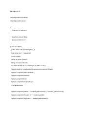 Package Cp213 Docx Package Cp213 Import Java Time LocalDate Import