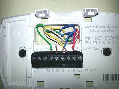 4 Wire Thermostat Wiring Color Code Thermostat Wire Color Co