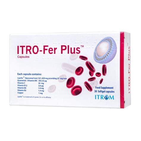 Itro Fer Plus Capsules 30s Sahajamal Pharmacy