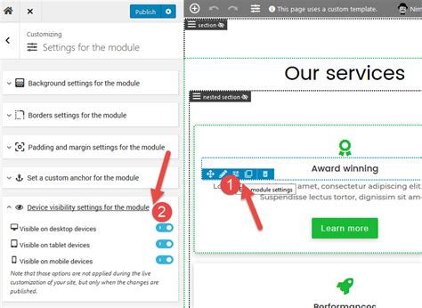 Designing For Mobile Devices In Wordpress With Nimble Builder Press