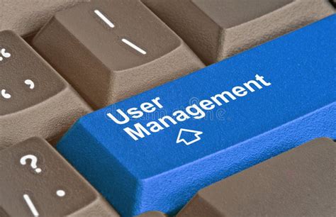 Key For User Management Stock Image Image Of Close