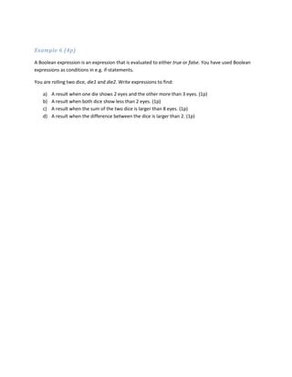 Matlab Example Questions PDF