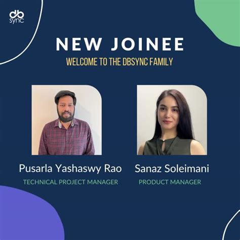 Dbsync On Linkedin New Joinees