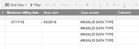 invalid data type unparsable for date countdown — smartsheet community
