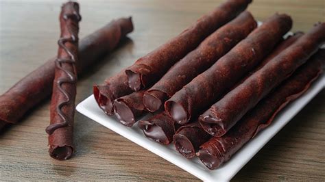 Chocolate Wafer Rolls Recipe No Oven No Egg Chocolate Cigarette