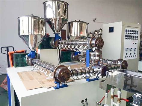 Oemodm Pp Drinking Straw Machine Three Color Co Extrude Drinking Straw Extruder China