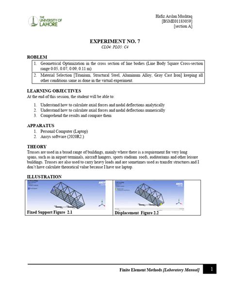 assignment 07 experiment download free pdf deformation engineering