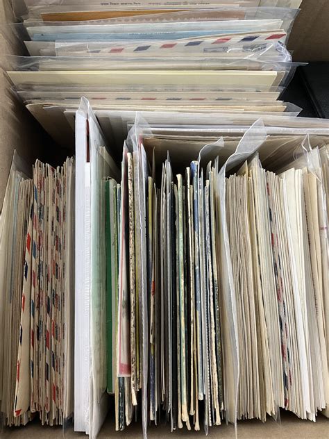 Lot Assorted Air Mail Letters 1st Day Stamps