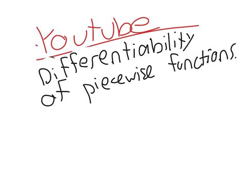 differentiability math calculus derivatives and differentiation