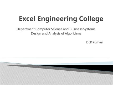 Design And Analysis Of Algorithms Tower Of Hanoi Pptpptx