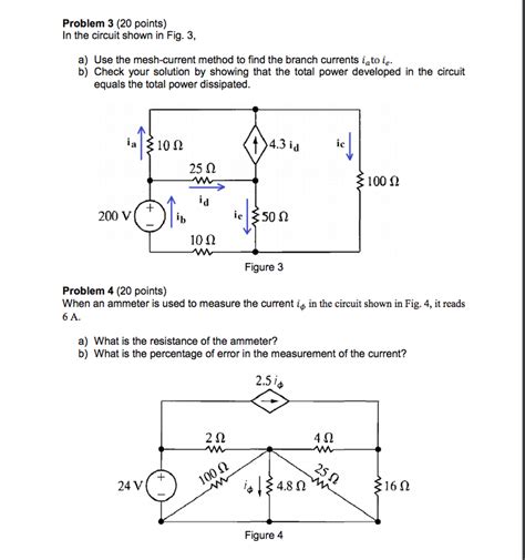 Solved Problem 1 10 Points Use The Node Voltage Method To