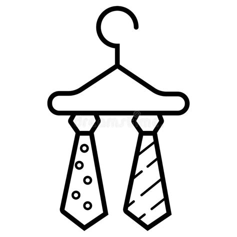 Tie Hanger Fashion Stock Illustration Illustration Of Neck 126005315