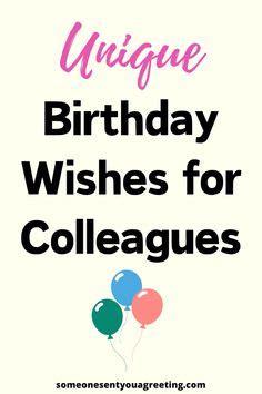  Happy Birthday Coworker