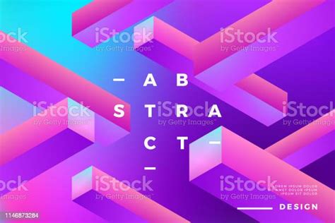 추상 그라데이션 배경입니다 흐르는 다채로운 기하학적 모양 구성 0명에 대한 스톡 벡터 아트 및 기타 이미지 0명 3차원 형태 구도 Istock